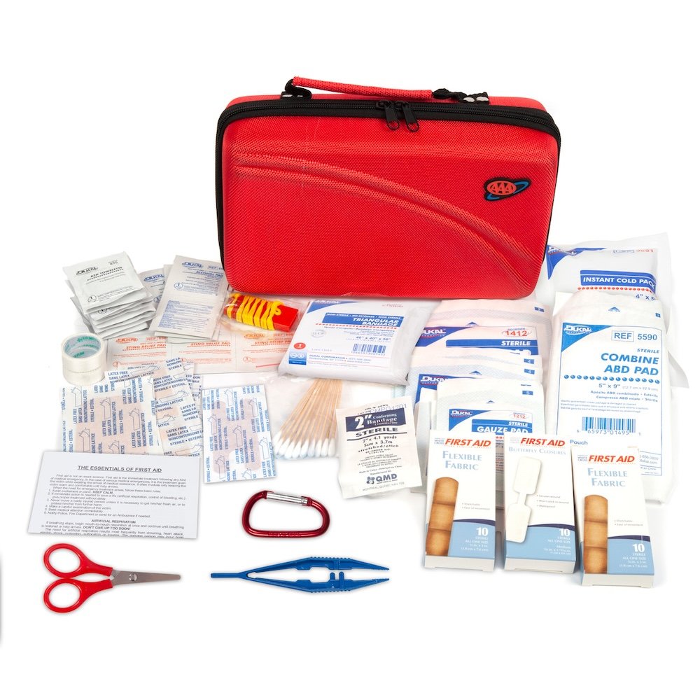 AAA Road Trip First Aid Kit – Case of 4 | Bulk Travel Safety – Safety ...