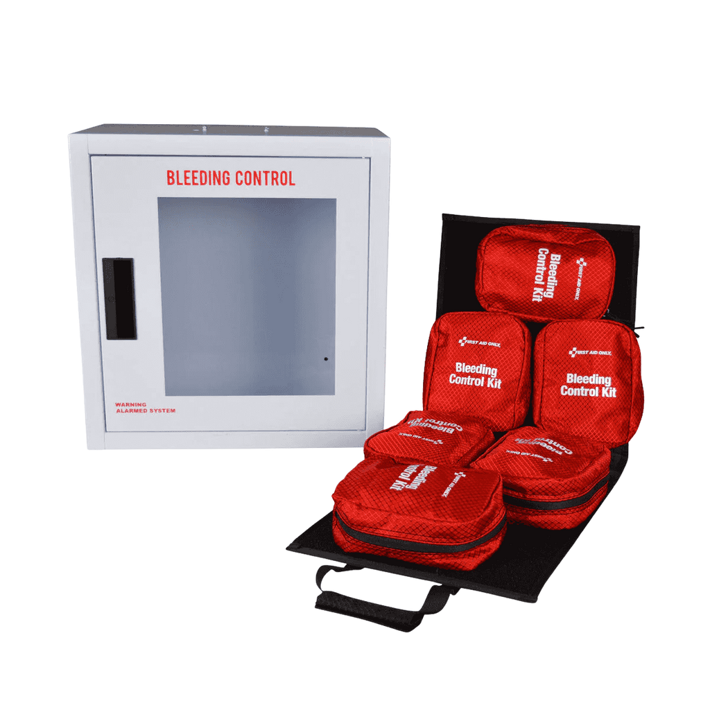Bleeding Control Cabinet – Multiple Victim Trauma Kit for Compliance ...