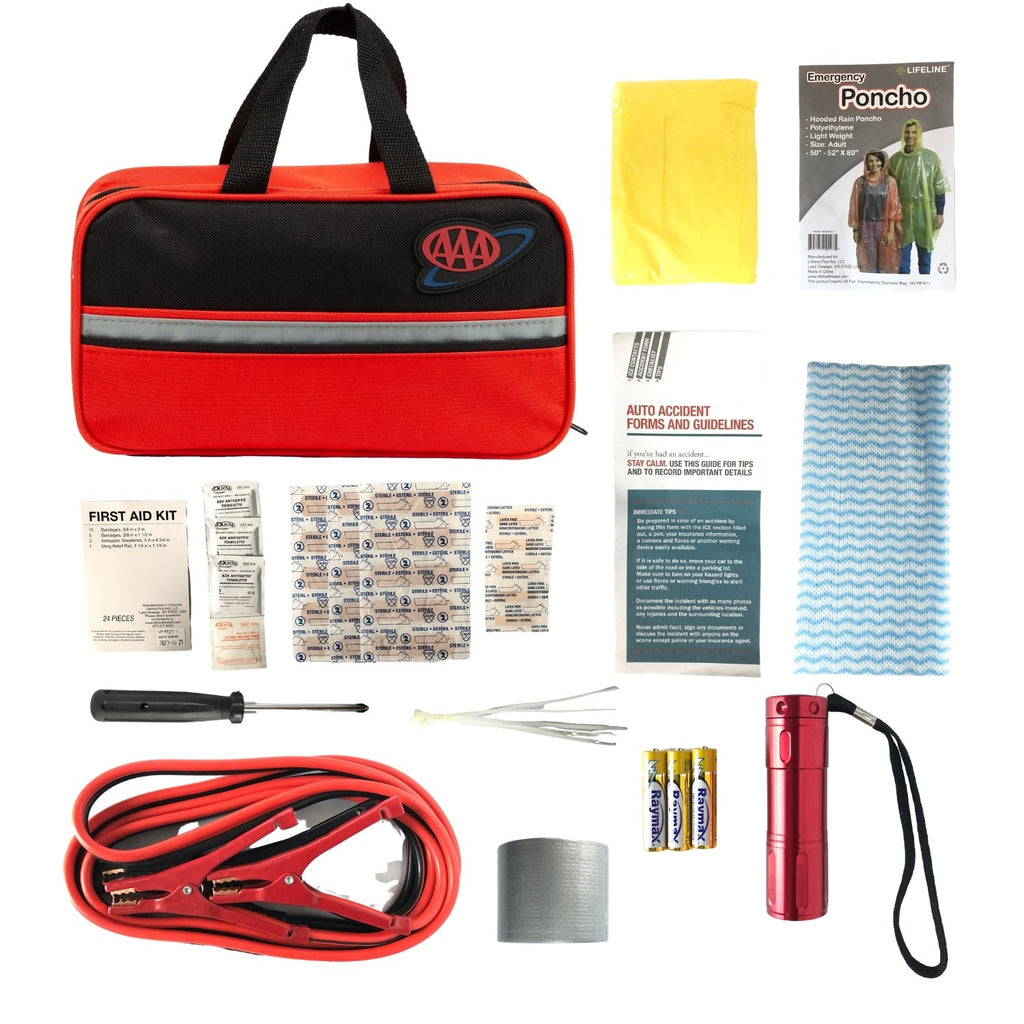 AAA Essential Roadside Emergency Kit – Car Safety & Tools – Safety Kits ...